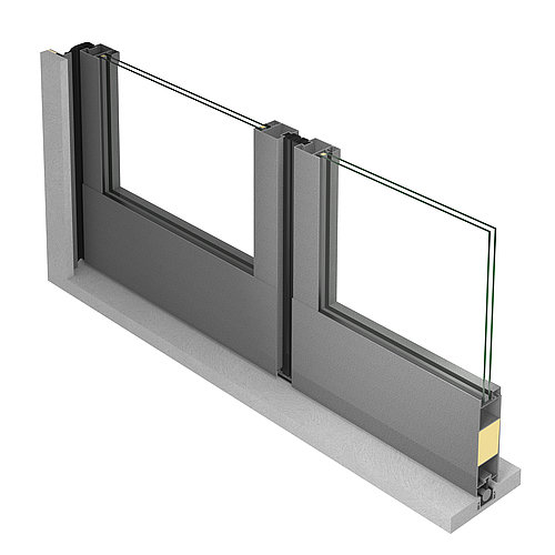 Folding and sliding door: Jansen