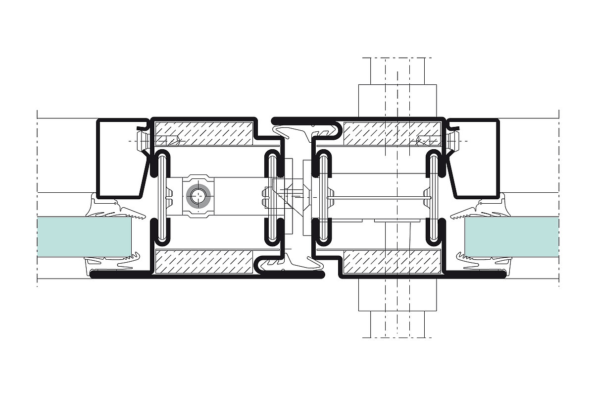 Janisol 2 - thermally insulated fire protection doors, EI30 steel: Jansen