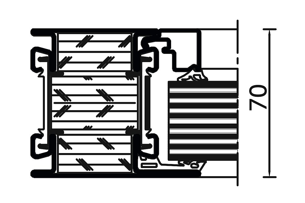 Jansen Hermetic 70FP-60 Door: Jansen