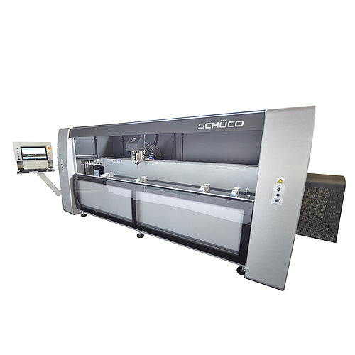 CNC machine with pneumatically rotating support table: Jansen