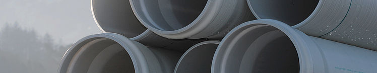 Pipe systems made of plastic for drainage