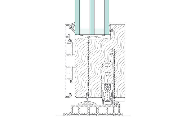 CONNEX door wood/metal entrance doors: Jansen