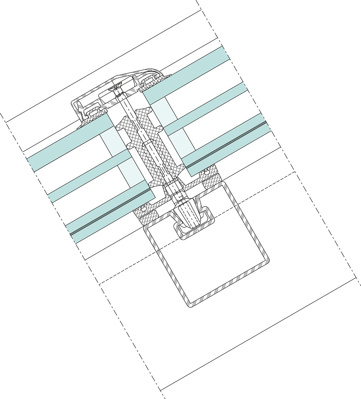 VISS verrière - vitrage incliné à haute rupture de pont thermique: Jansen