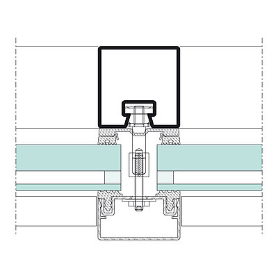 VISS Fire EI30 facade - Thermally insulated mullion-transom constructions: Jansen