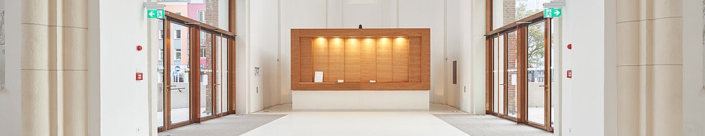 Door systems made from steel, aluminium and wood: Jansen