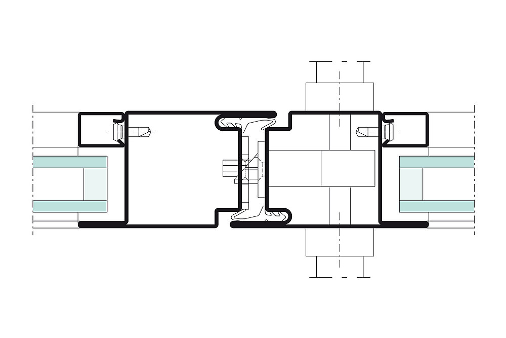 Jansen-Economy 50 - non-insulated steel doors: Jansen