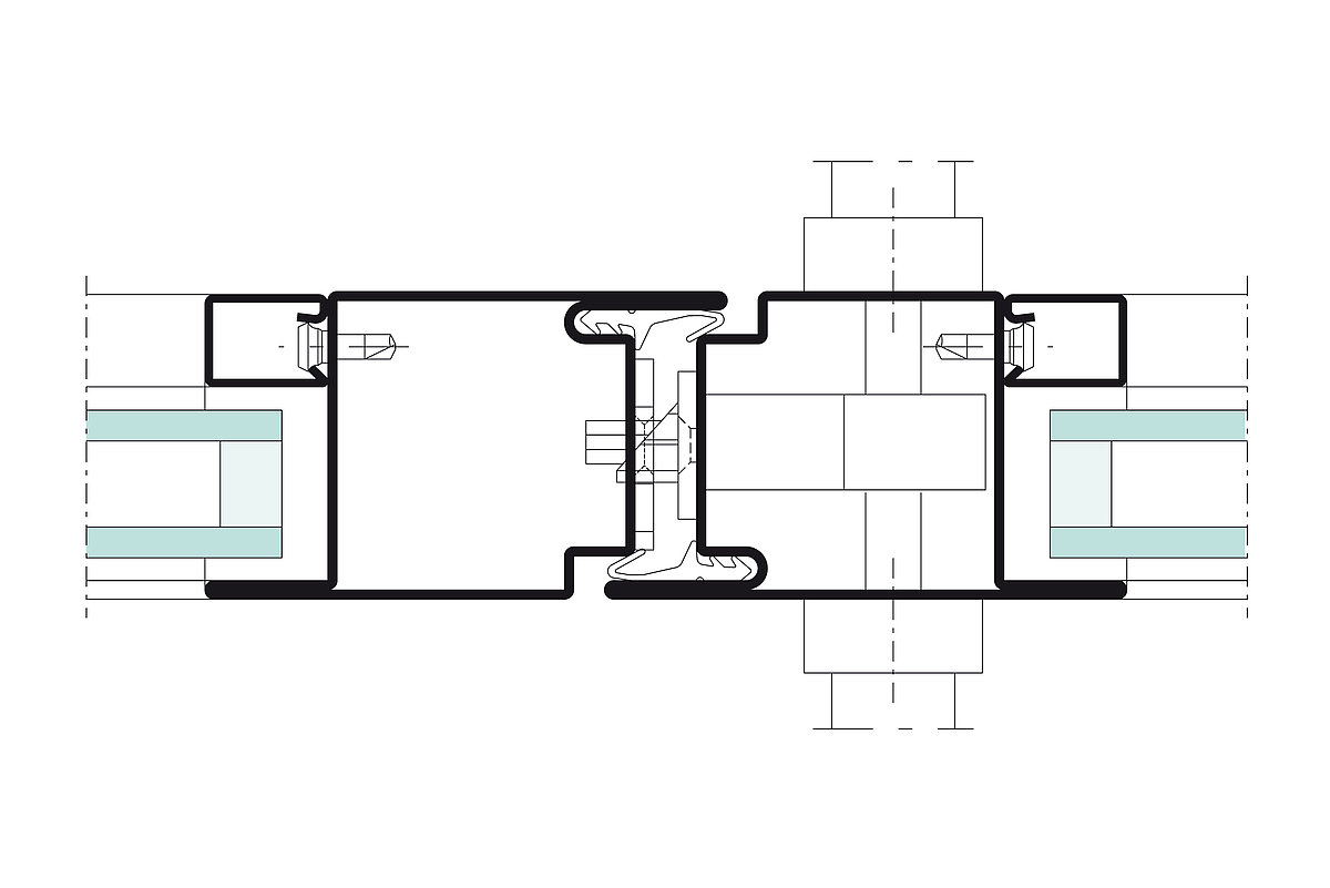 Jansen-Economy 50 - non-insulated steel doors: Jansen