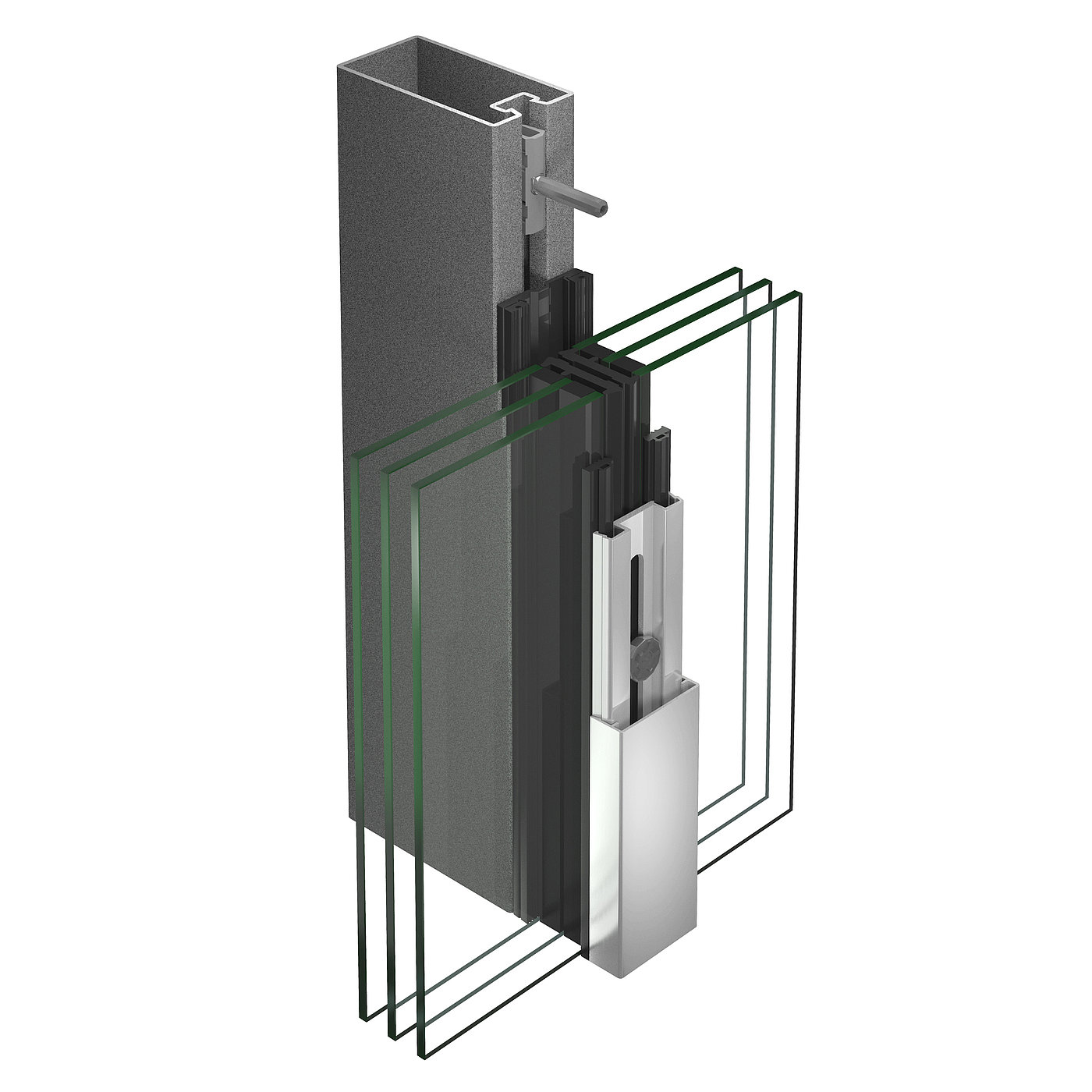 VISS facade - highly thermally insulated glass facade: Jansen