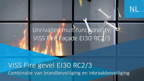 Nieuw in de markt Jansen VISS Fire Facade EI30 RC2/3: Jansen NL