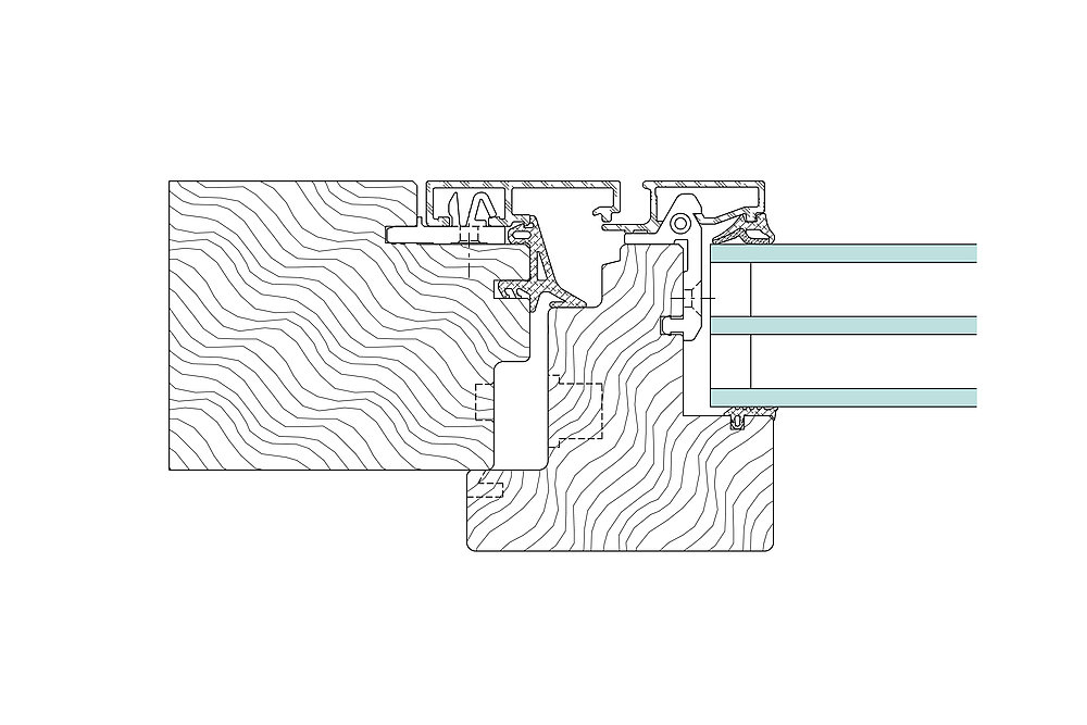 CONNEX cube wood/metal windows - thermal & sound insulation: Jansen