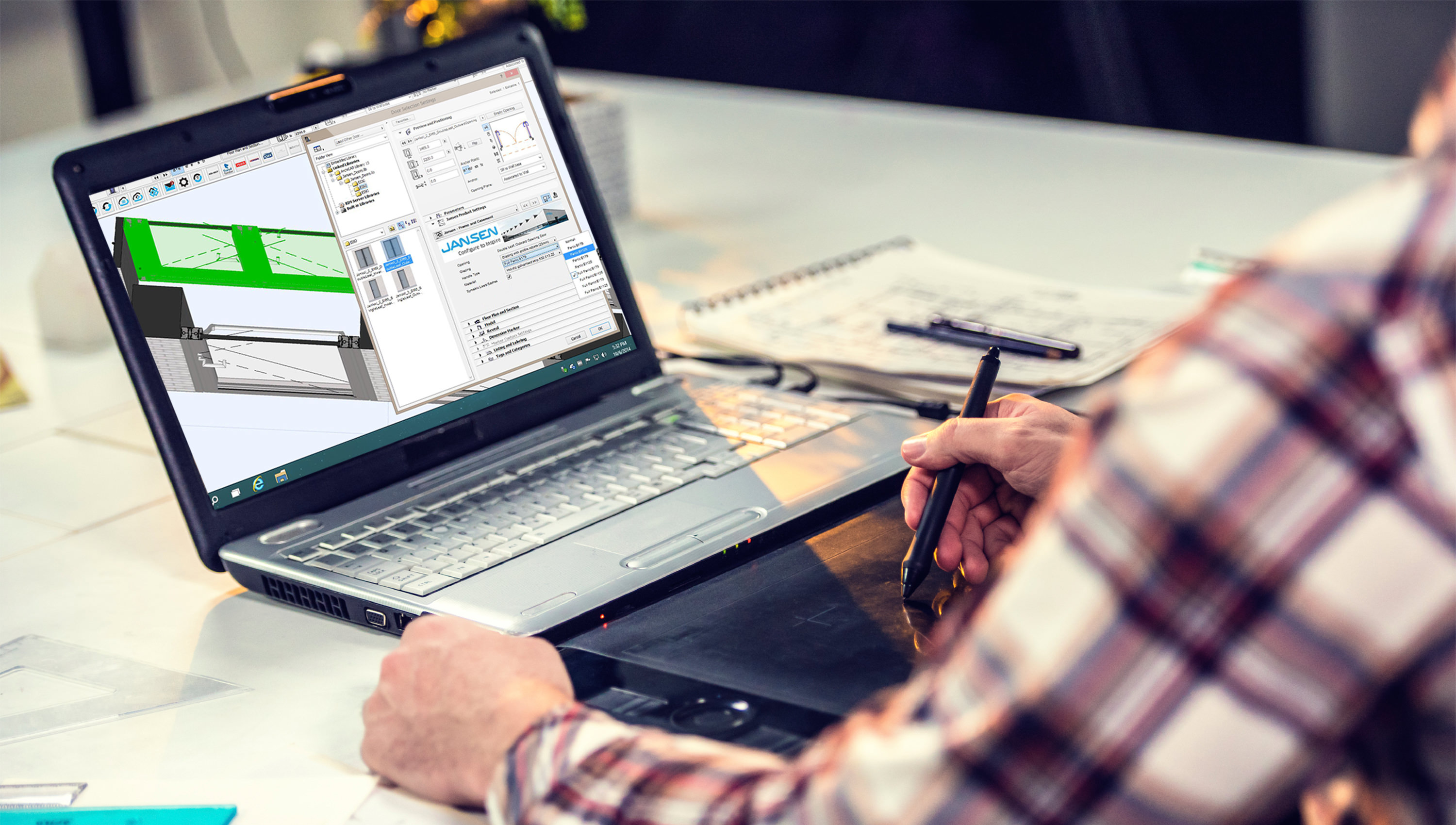 Jansen steel profile systems for windows, doors and facades